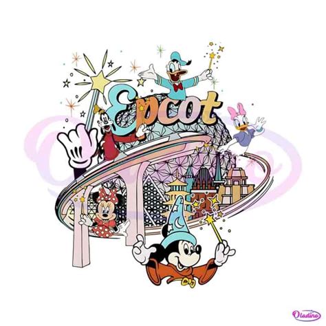 Disney Epcot Vintage Epcot 1982 Png Silhouette File Oladino