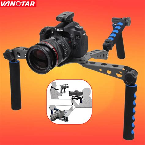 DSLR Camera Camcorder Aluminium Alloy Foldable DSLR Rig Movie Kit Film Making System Shoulder