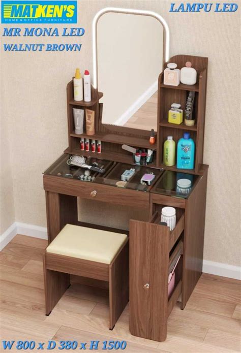 Jual Matkens Meja Rias Mr Mona Led Di Seller Gunung Mulia Furniture