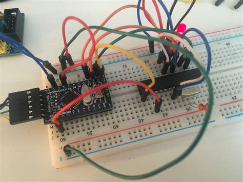 Atmega328 Arduino Mini Pro As ISP For Atmega329P PU Serial Monitor