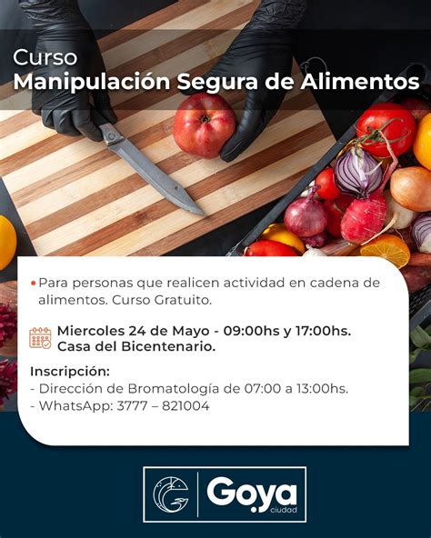 Curso de manipulación segura de alimentos FM Splendida