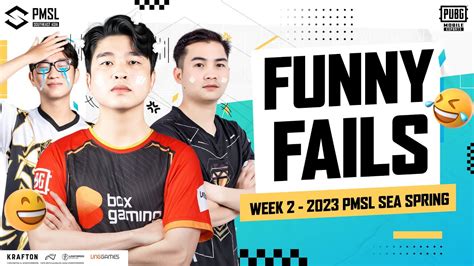 FUNNY FAILS TUẦN 2 2023 PMSL SEA SPRING PUBG MOBILE YouTube