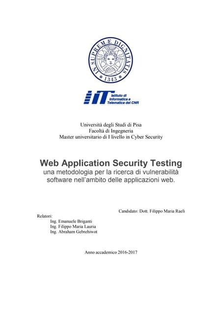 web application security testing pdf