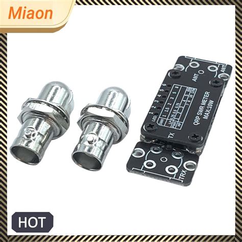 Mini Power Swr Meter 3 30mhz Hf Short Wave Standing Wave Meter 12w Swr Pwr Meter Shopee Thailand