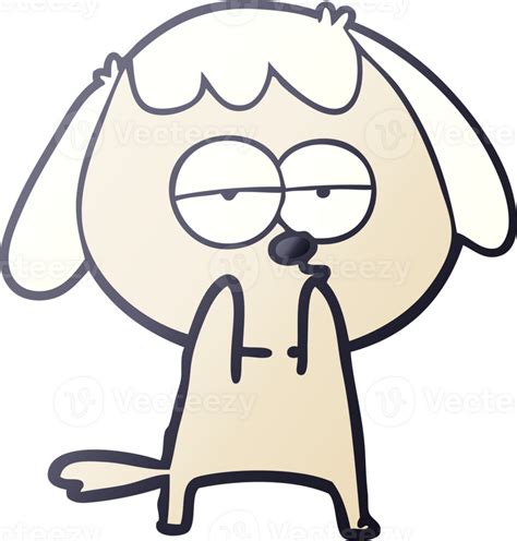 Perro Aburrido De Dibujos Animados 44955706 Png