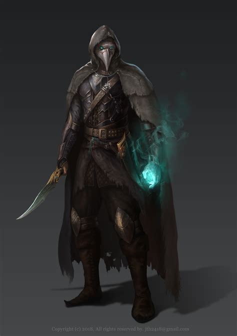 Artstation Assassin Jang Tae Hwan Arcane Trickster Concept Art