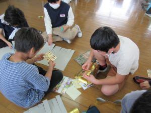 授業の様子より 初倉南小学校