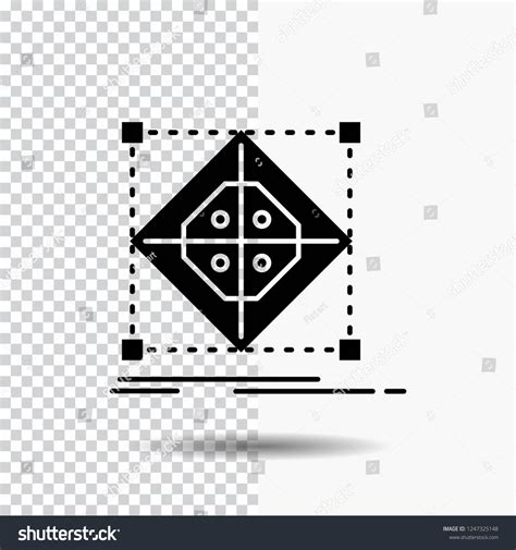 Architecture Cluster Grid Model Preparation Glyph Stock Vector Royalty Free 1247325148