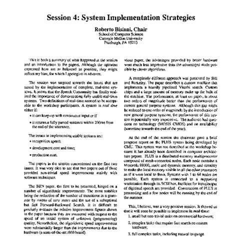 Session 4 System Implementation Strategies Acl Anthology