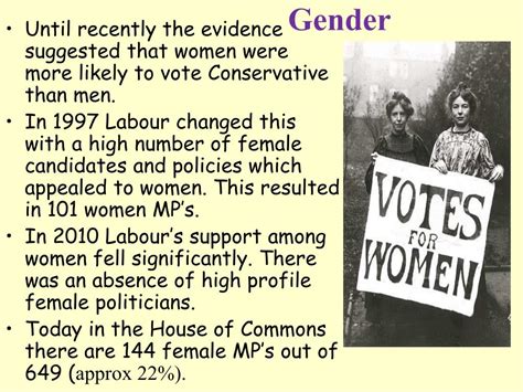 Ppt Long Term Factors Affecting Voting Behaviour Powerpoint