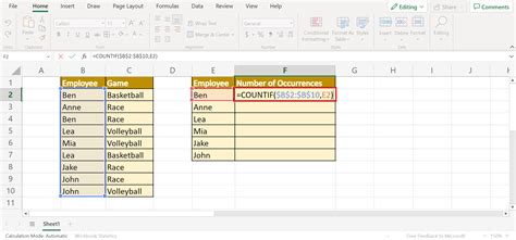 How To Count Number Of Occurrences In Excel Sheetaki