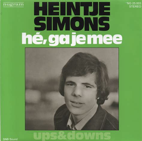 Heintje Simons Hé Ga Je Mee Sterrecords Sterrecords