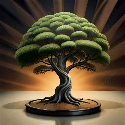 나무 이미지 인공 지능 분재 오래된 나무 돈 나무 배경 일러스트 및 사진 무료 다운로드 Pngtree