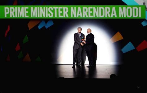 New York Pm Modi Receives Global Goalkeeper Award