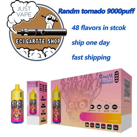 Original Randm Tornado 9000 Puff Disposable E Cigarettes Puff 9k Mesh