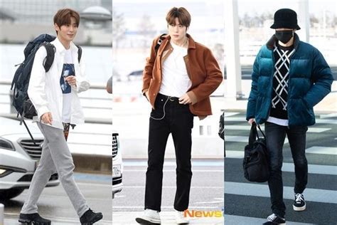 21 Ide Ootd Airport Fashion Jaehyun Nct 127 Effortless