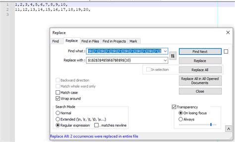 How To Merge Lines Every 10 Rows In Notepad Super User
