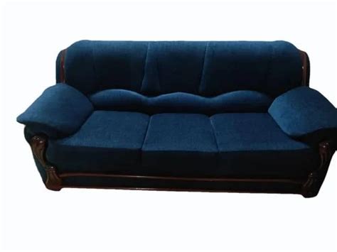 Blue Velvet 3 Seater Sofa At Rs 35000 Piece In New Delhi ID