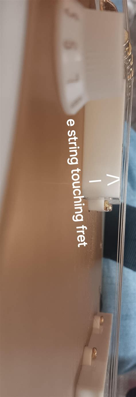 Action Issue Strings Touching Frets Rguitar