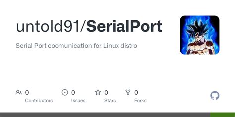 GitHub Untold91 SerialPort Serial Port Coomunication For Linux Distro