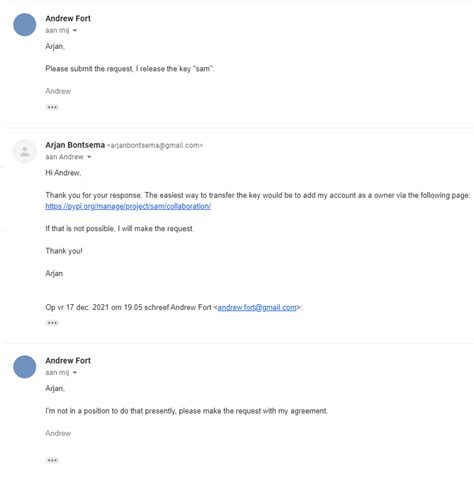 PEP 541 Request Sam Issue 1547 Pypi Support GitHub