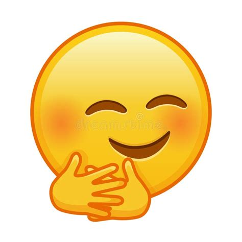 Emoji表情符号大号的黄色表情符号微笑 向量例证 插画 包括有 概念 表面 人类 愉快 想法 269669248