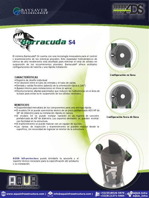 barracuda s4 especificaciones pdf hormigón