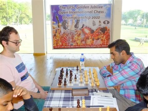 Mihail Nikitenko Conquers Cfsl Golden Jubilee Open 2022 Thej Kumar Second Chessbase India