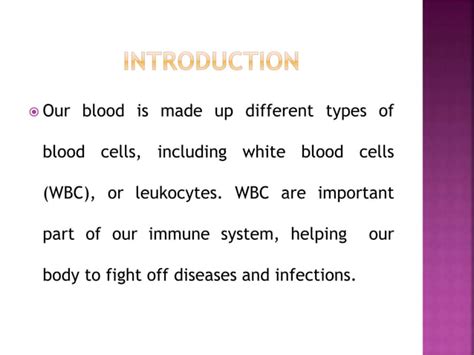 Leukopenia Pptx Blood Disorders Diseases And Conditions