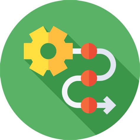 Procedure Flat Circular Flat Icon