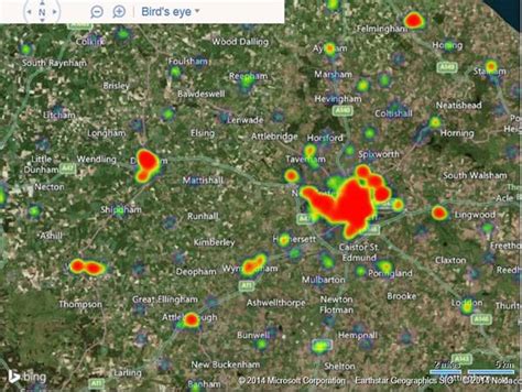 Visualizing Point Based Business Intelligence Data On Bing Maps Maps Blog