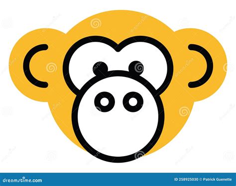 Yellow Monkey Bars Icon Cartoon Vector 262389027