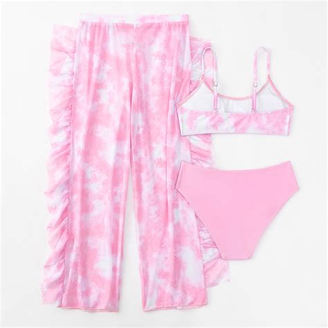 Rmgvdsd Stylish Girls Swimsuits Girls 3 Pieces Bikini Bathing Suit With