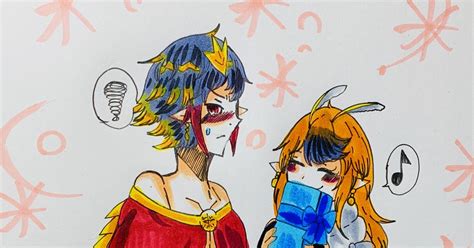 怪獣擬人化 バトモスもホワイトデー 綺羅★のイラスト Pixiv