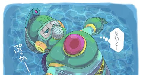 ロックマン ぷかぷかバボー 花丸美食6【ウ46】のイラスト Pixiv