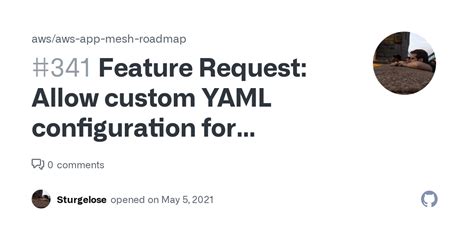 Feature Request Allow Custom YAML Configuration For AppMesh Resources