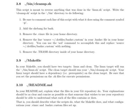 Solved Bin Linux Sh Write The Following Inside Of The Chegg