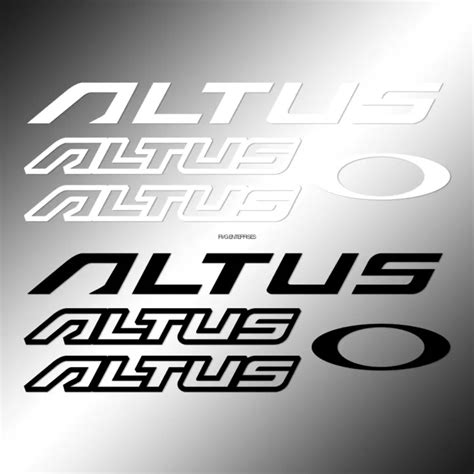 4x Sticker Decals Shimano Altus Deore All Weather Vinyl Die Cut