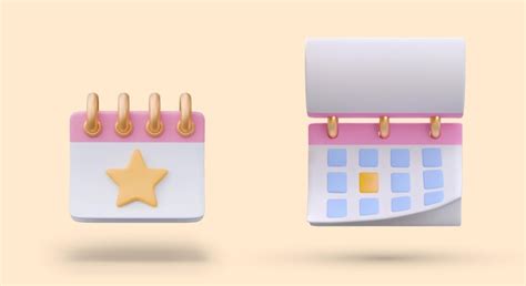 3d Calendar Model Vectors And Illustrations For Free Download Freepik