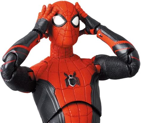 Spider Man Dons His Upgrade Suit From No Way Home With Mafex
