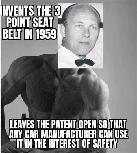Nils Bohlin Is A Chad Invents A Seat Belt That Saves Lives And Is The Standard In All Cars