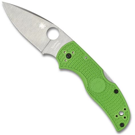 Clearance Sale Spyderco Green Native 5 Salt Folding Knife Lc200n Blade