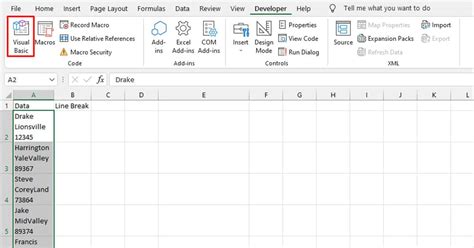 How To Remove Line Breaks In Excel