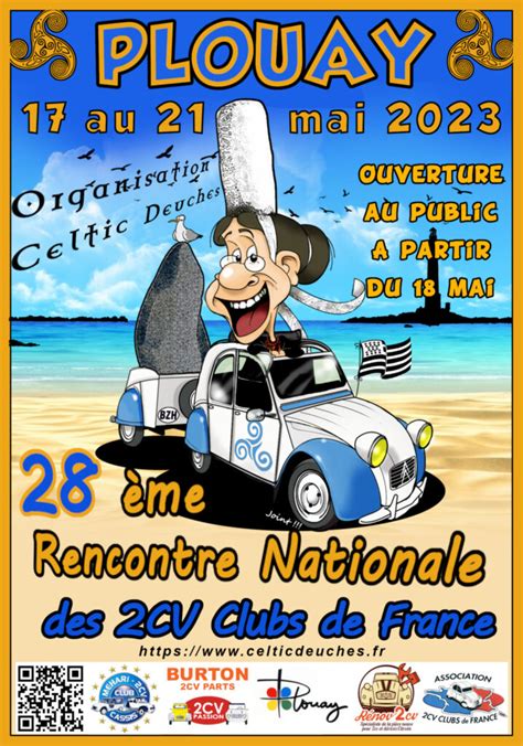 Jour J pour la Nationale 2023 à Plouay 2 CV CLUB DAUPHINOIS