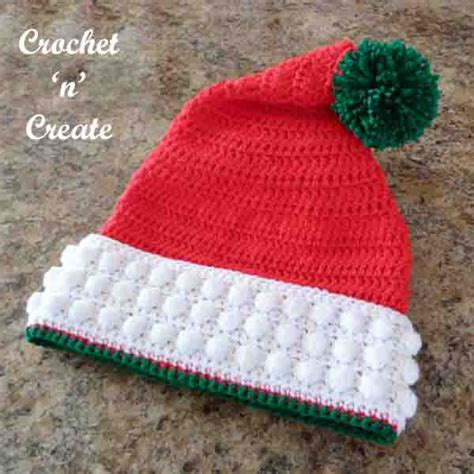 Santa Hat Free Crochet Pattern Crochet N Create