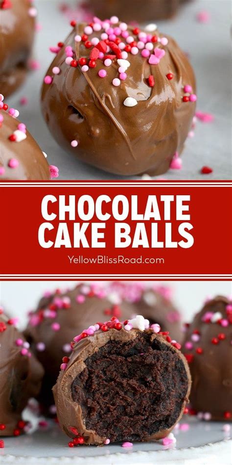 Easy Chocolate Cake Balls Recipe