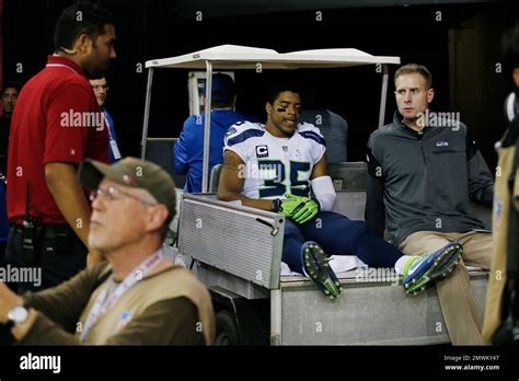 Seattle Seahawks Cornerback Deshawn Shead 35 Is Taken Off The Field