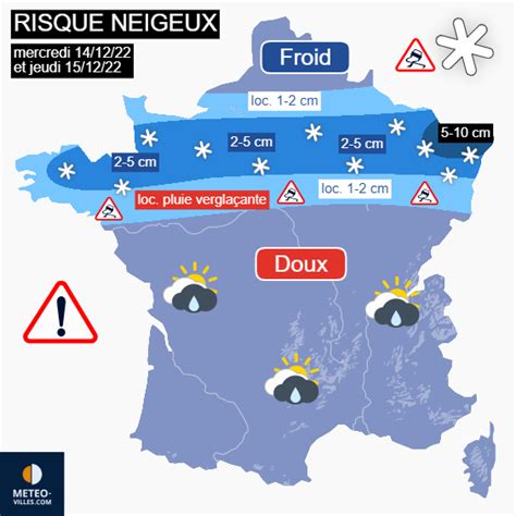 Actualités météo Neige et verglas en plaine du 12 au 15 décembre les