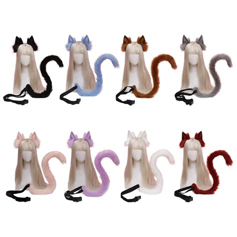 Conjunto de accesorios peludos para Cosplay Prueba y revisión
