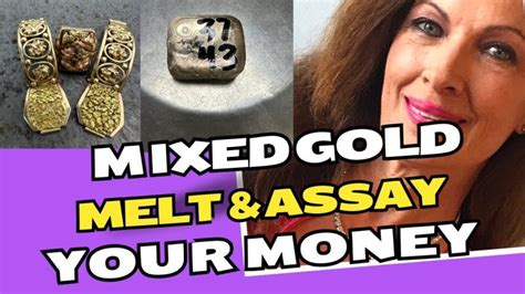 Mixed Gold Jewelry Melted And Assayed Gina Watson